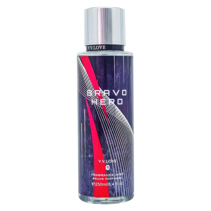Купить Спрей для тела V.V.Love Bravo Hero, 250ml (черный) оптом в Москве LADY PRESIDENT
